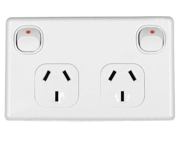 Power Point Double Pole 10Amp GPO Outlet – Car Sales Sandbox