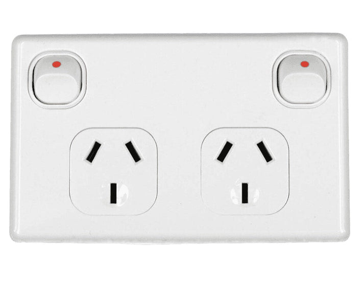 Power Point Double Pole 10Amp GPO Outlet – Car Sales Sandbox